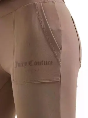 Juicy Couture Logo Print Flared Track Pants