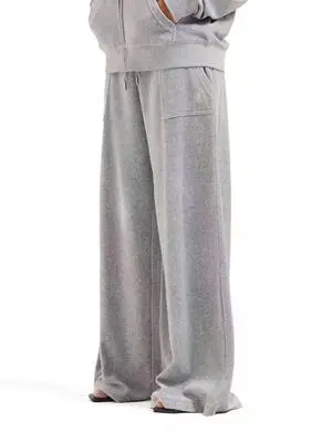 Juicy Couture Wide-leg Velour Track Pants