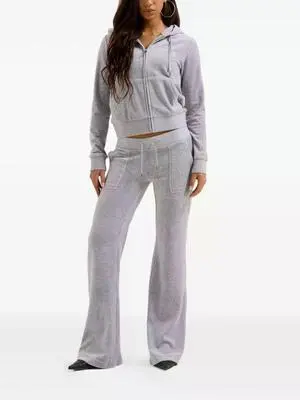 Juicy Couture Marl Cotton Velour Track Pants