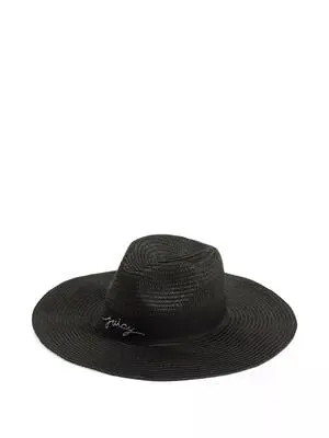 Juicy Couture Logo Embellished Cowboy Hat - Black