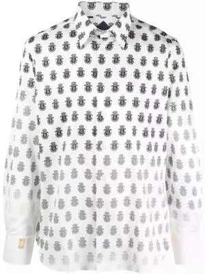 BILLIONAIRE Monogram-print Shirt