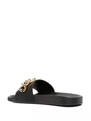 Versace Medusa Chain Embellished Slides