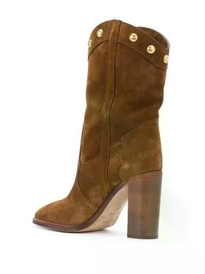Saint Laurent Kate Suede Boots