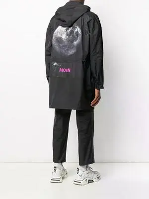 Valentino Garavani Moon Print Parka Coat
