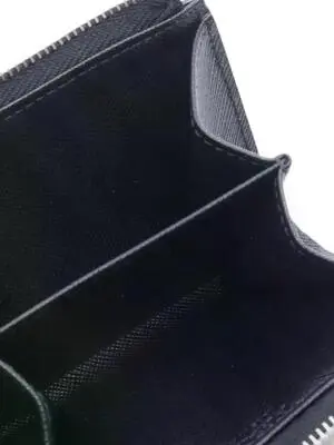 Prada 2020s Saffiano Triang Card-case Coin Purse