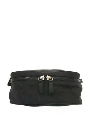 Gucci Gg Nylon Web Belt Bag - Black