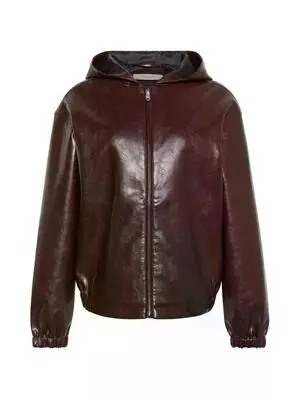 Calvin Klein Hooded Zip-up Bomber Jacket