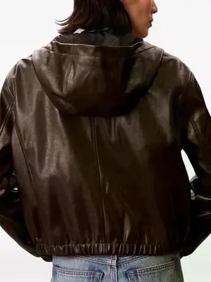 Calvin Klein Hooded Zip-up Bomber Jacket