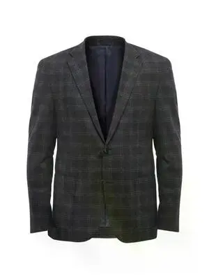 Corneliani Nino Danieli Checked Blazer - Grey