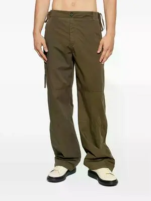 Alexander McQueen Cotton Drawstring Trousers