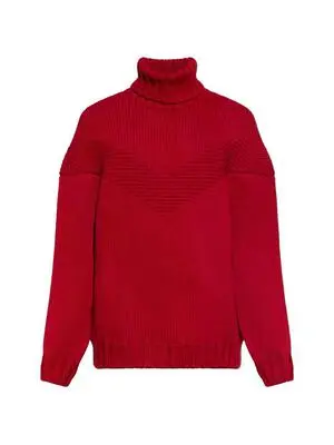 Dsquared2 Chevron Knit Roll Neck Sweater