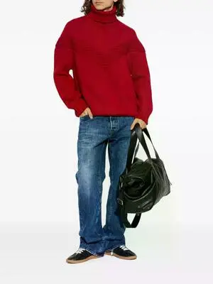 Dsquared2 Chevron Knit Roll Neck Sweater