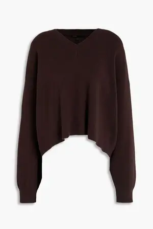 Maje Knitted Sweater - Chocolate