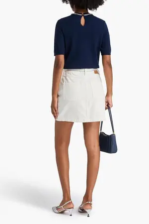 Maje Crystalembellished Woolblend Sweater