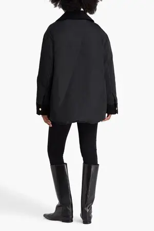 Sandro Corduroytrimmed Shell Jacket