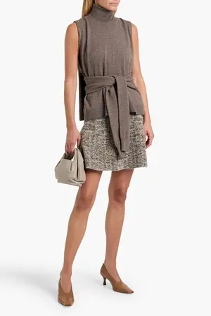 Stella McCartney Marled Woolblend Mini Skirt