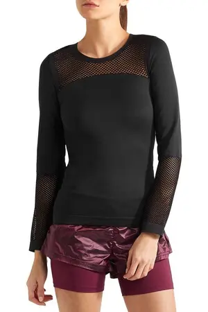 Adidas By Stella McCartney Meshpaneled Climalite Stretch Top
