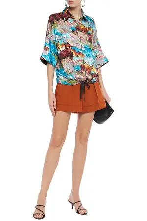 Victoria Beckham Printed Twill Shirt