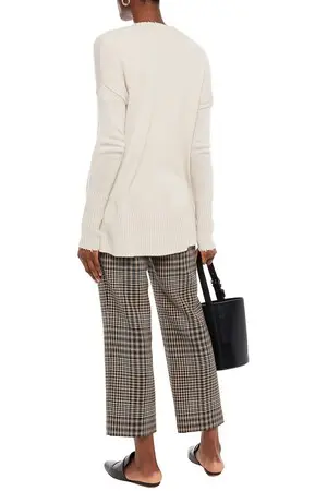 Autumn Cashmere Distressed Knitted Sweater