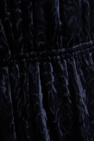 BY MALENE BIRGER Fringed Devorévelvet Midi Dress