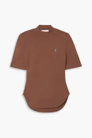 Attico Tessa Cottonjersey Top - Brown