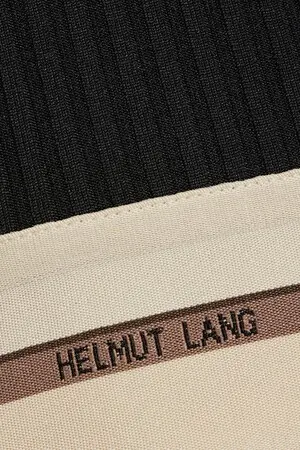 Helmut Lang Cropped Ribbedknit Top