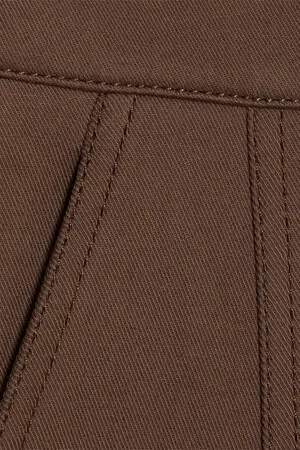 Max Mara Cottonblend Twill Shorts
