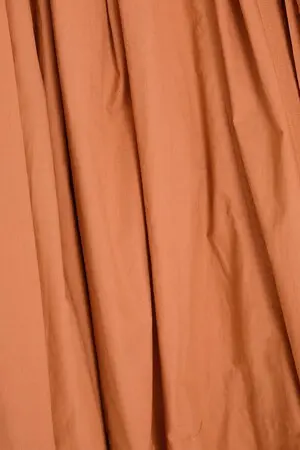 Ulla Johnson Joni Gathered Cotton-poplin Midi Dress