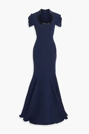 Safiyaa Logan Embellished Stretchcady Gown