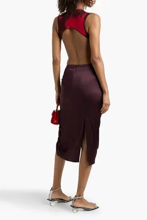 Ioannes Printed Cutout Stretch-jersey Bodysuit