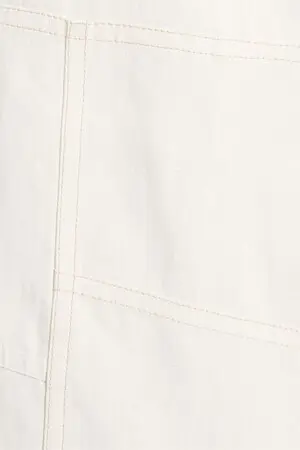 JIL SANDER Paneled Linen Midi Skirt