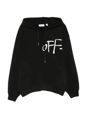 Off-White Logo-print Drawstring Hoodie