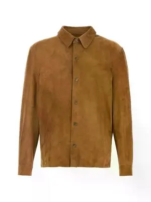 SALVATORE SANTORO Suede Shirt
