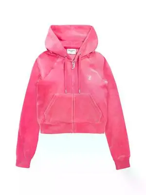 Juicy Couture Diamanté Textured Hoodie
