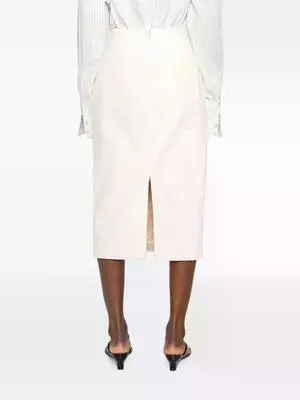 N°21 High-waisted Pencil Skirt With Textured Finish
