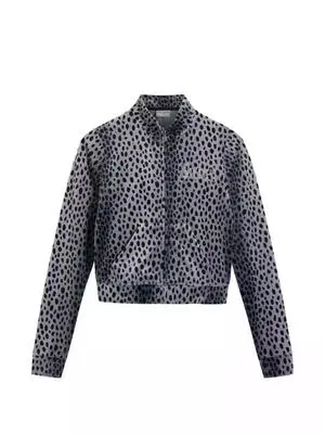 Juicy Couture Cheetah Print Velour Sweatshirt