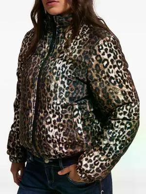 Juicy Couture Leopard Print Velour Jacket