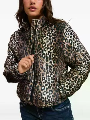 Juicy Couture Leopard Print Velour Jacket
