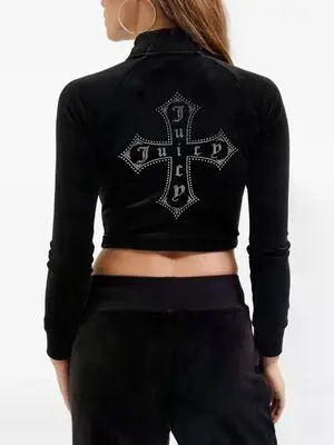 Juicy Couture Zip-up Velour Sweatshirt