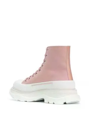 Alexander McQueen Tread Slick High-top Sneakers - Pink
