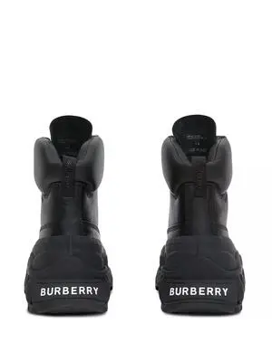 Burberry Arthur Lace-up Boots - Black