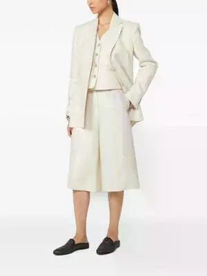 Max Mara Cable-knit Button-up Waistcoat - Neutrals