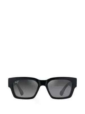 Maui Jim Kenui Square-frame Sunglasses - Black