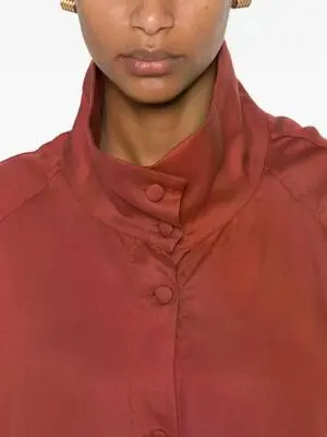 VICOLO High-neck Button-up Top