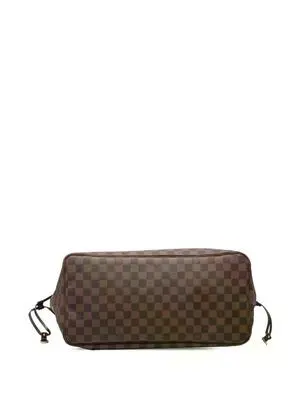 LOUIS VUITTON Damier Ebene Neverfull Gm Tote Bag - Brown