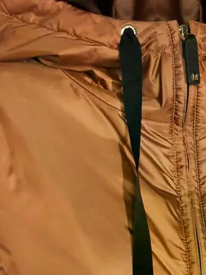 Max Mara The Cube Hooded Zip-up Coat