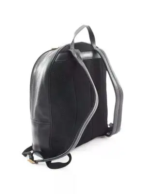 Gucci Leather Logo Print Backpack