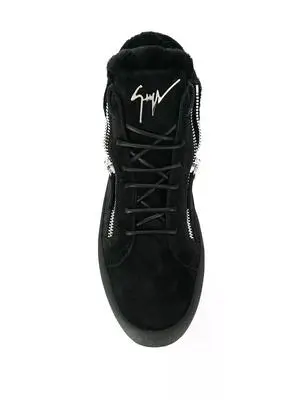 GIUSEPPE ZANOTTI Kriss Studded High-top Sneakers