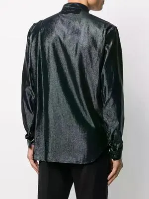 Philipp Plein Metallic Long-sleeve Shirt