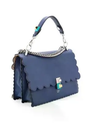 Fendi Kan I Leather Medium Shoulder Bag
